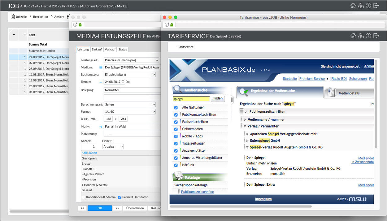 easyJOB [media.pro] - Agentursoftware Guide