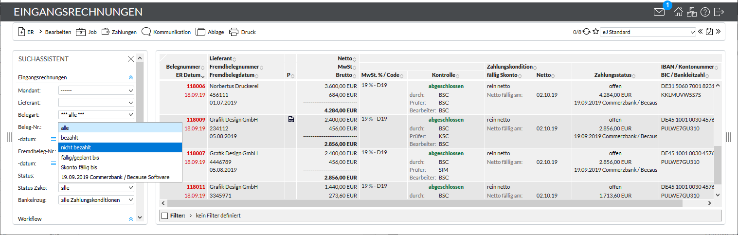 easyJob: Optimieren Sie mit easyJOB Ihren Workflow für Eingangsrechnungen - Agentursoftware Guide