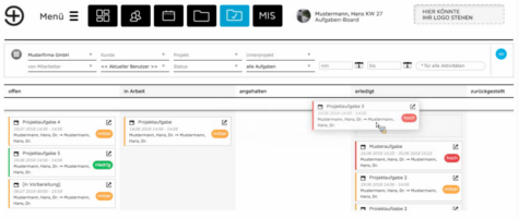Agentursoftware mit KanBan Board - Agentursoftware Guide