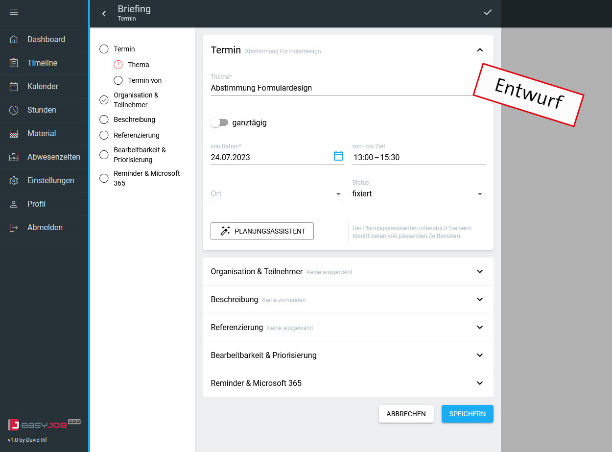 easyJOB News: easyJOB NEO - Agentursoftware Guide