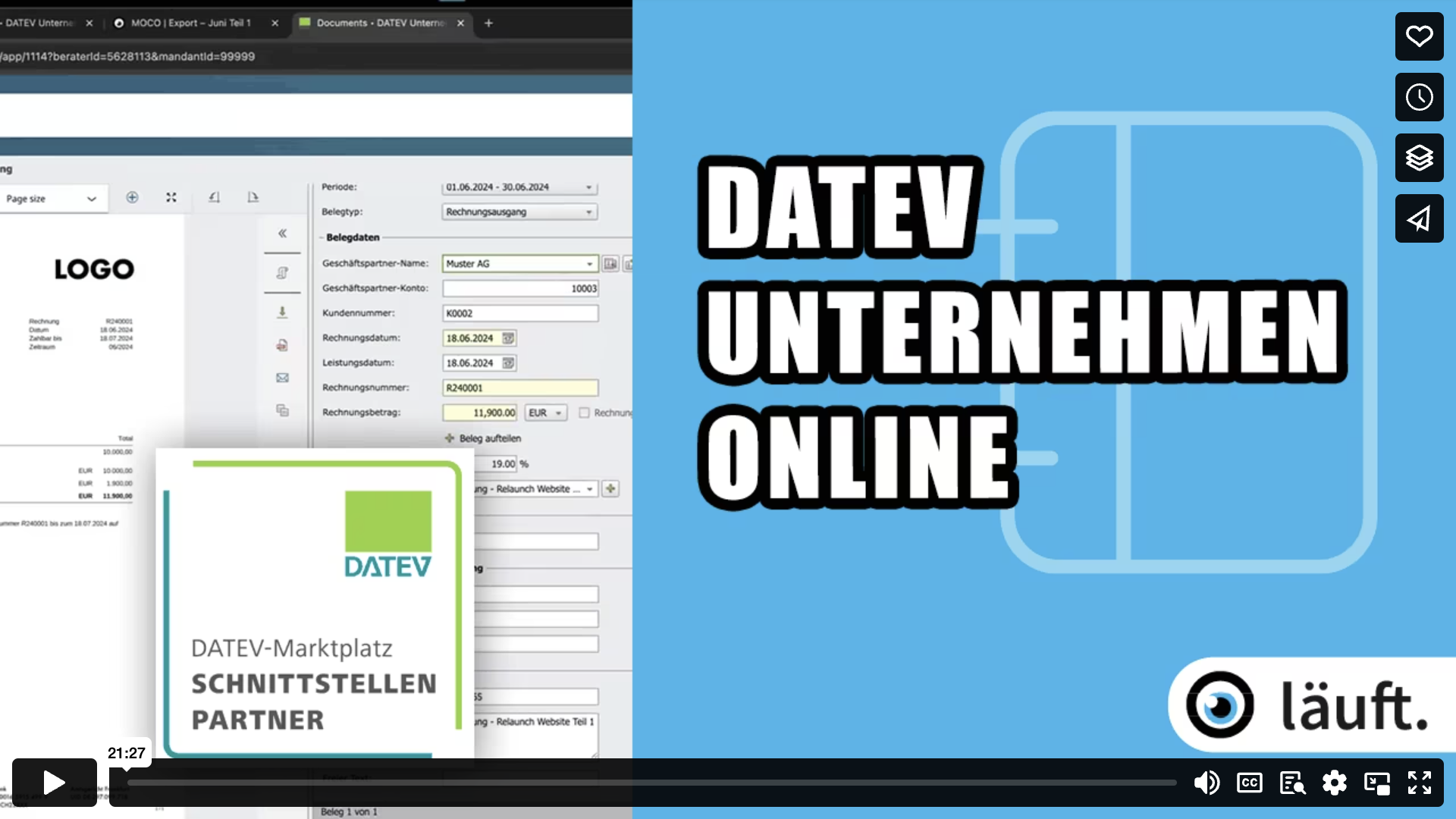 MOCO Webinar DATEV - Agentursoftware Guide